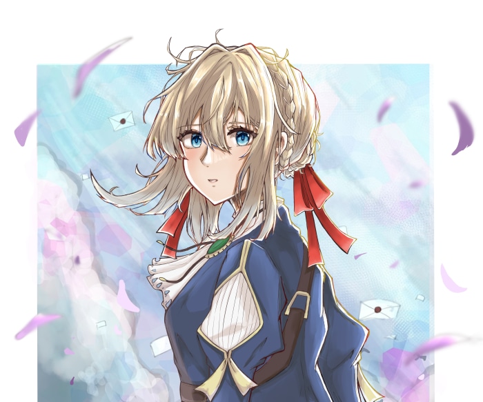 Violet Evergarden Hd Blonde Violet Evergarden Anime Blue Eyes
