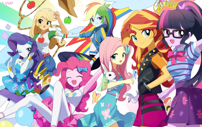 My Little Pony: Equestria Girls HD, Rarity (My Little Pony), Fluttershy (My Little Pony), Sunset ...