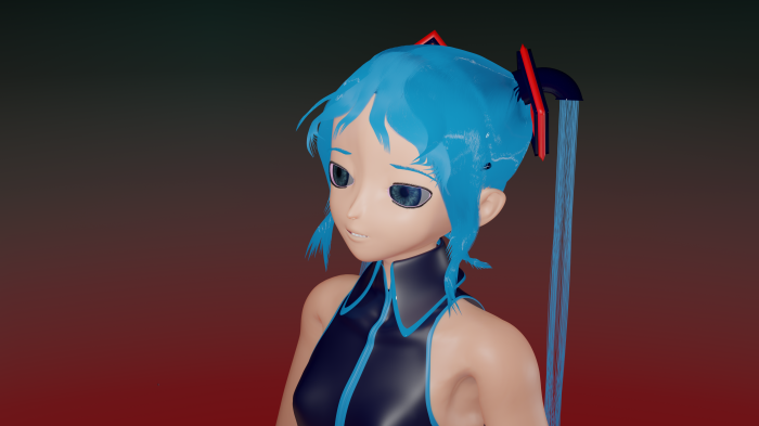 Hatsune Miku Blender 01 The First Blender Blue Eyes Hatsune Miku