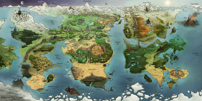 Map of Equestria... And Beyond!, Map, Equestria (My Little Pony), HD ...