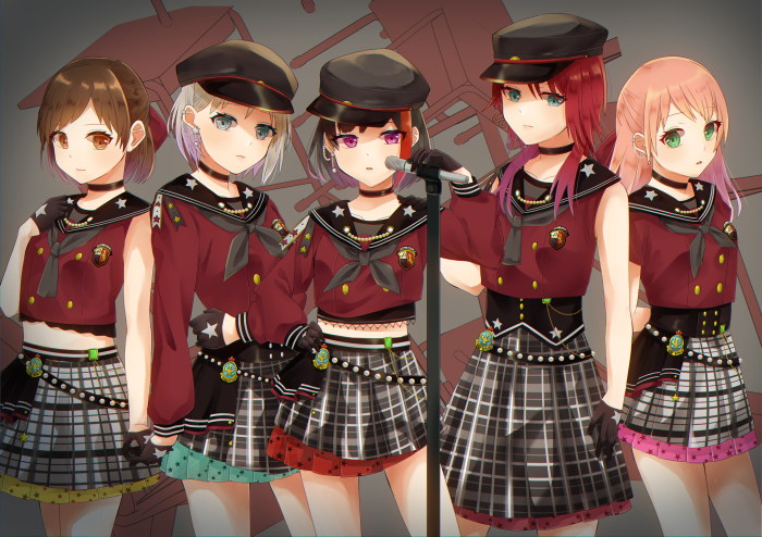 BanG Dream! Girls Band Party! 4K, Himari Uehara, Moca Aoba, Ran Mitake, Afterglow (BanG Dream ...