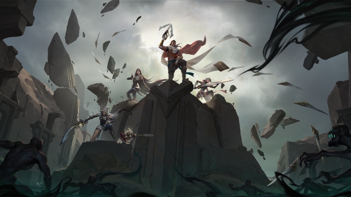 sentinel, akshan, irelia, diana, riven, runeterra, lol, game, 4k, HD Wallpaper | Rare Gallery