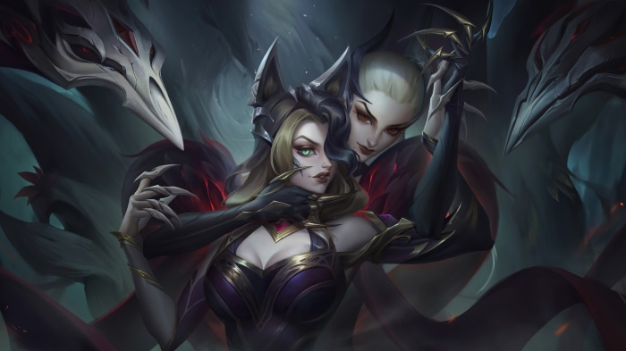 coven, ahri, evelynn, lol, league of legends, game, art, 4k, HD Wallpaper | Rare Gallery