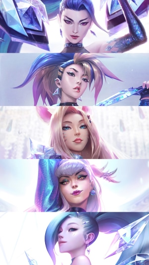 #395770 wallpaper, kda, akali, ahri, kaisa, evelynn, all out, lol, 4k, hd - Rare Gallery HD ...