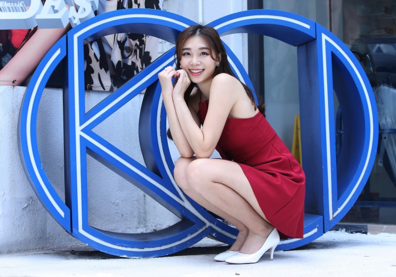 4K, Asian, Pose, Dress, Legs, Stilettos, Smile, HD Wallpaper | Rare Gallery