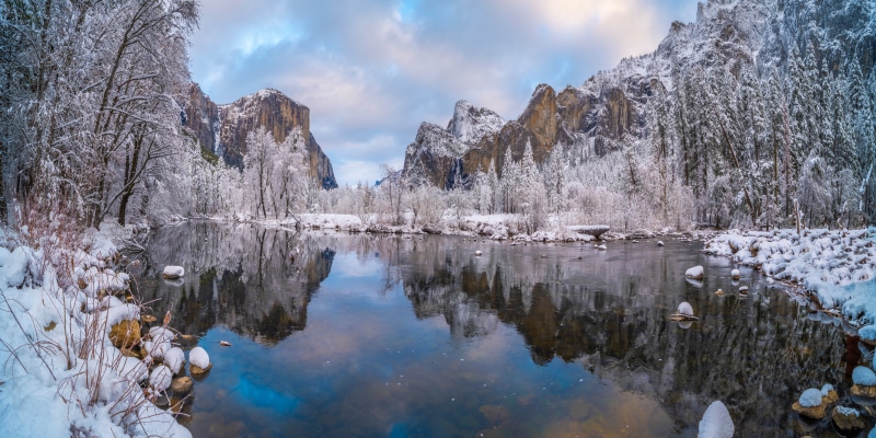4K, 5K, 6K, USA, Parks, Mountains, Rivers, Winter, California, Yosemite, Snow, HD Wallpaper ...
