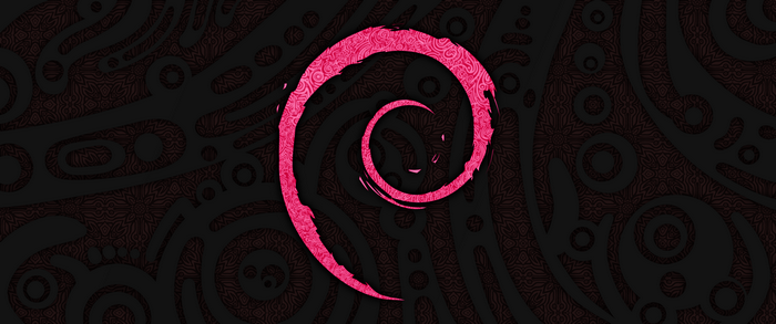 minimalism, technology, pink, logo, operating system, Linux, Debian, HD ...