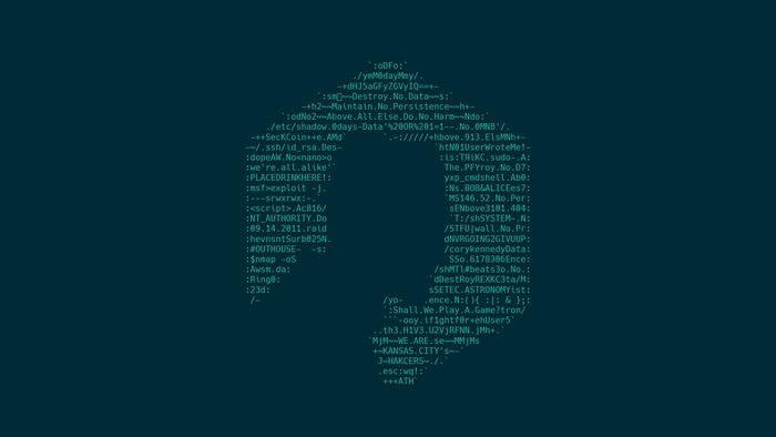 terminals, ASCII art, typography, Linux, minimalism, solarized, HD ...