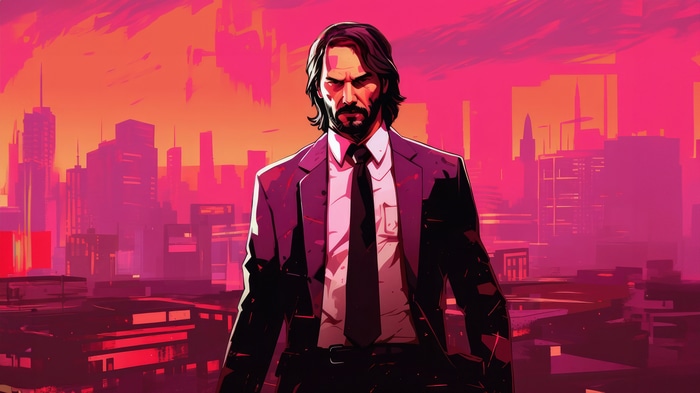 john wick chapter 4, john wick, 2023 movies, movies, keanu reeves, artist, artwork, digital art ...