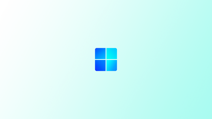 4K, cyan, white, operating system, gradient, Microsoft, Windows 11 ...