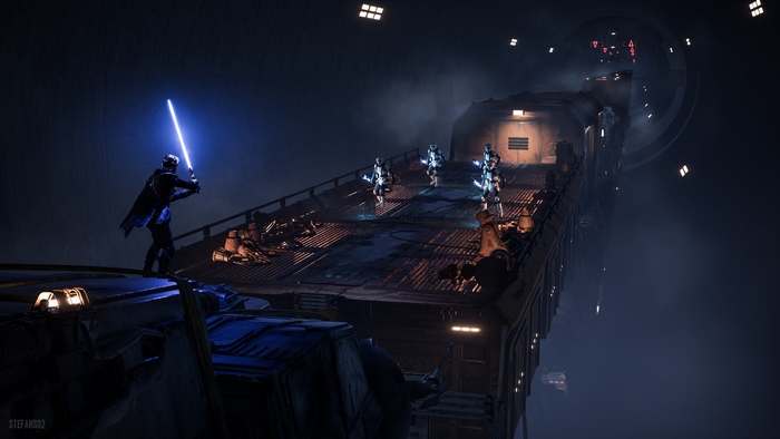 Star Wars Jedi: Fallen Order, Lightsaber, Battle, Cal Kestis, 4k HD Phone Wallpaper | Rare Gallery