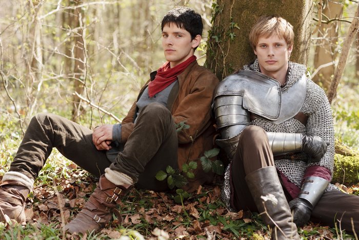 Destiny Awaits, Bradley James, Merlin (Merlin), Colin Morgan, Arthur (Merlin), HD Wallpaper ...