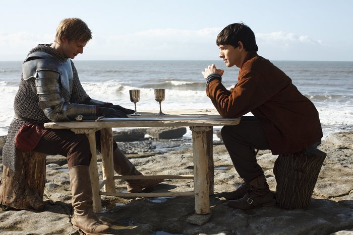 The Poisoned Chalice, Bradley James, Arthur (Merlin), Colin Morgan, Merlin (Merlin), HD ...