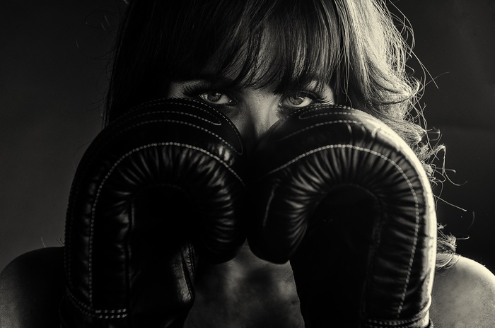 Boxing 4K, Face, Boxing Gloves, Black and White, Boxer, HD Wallpaper ...