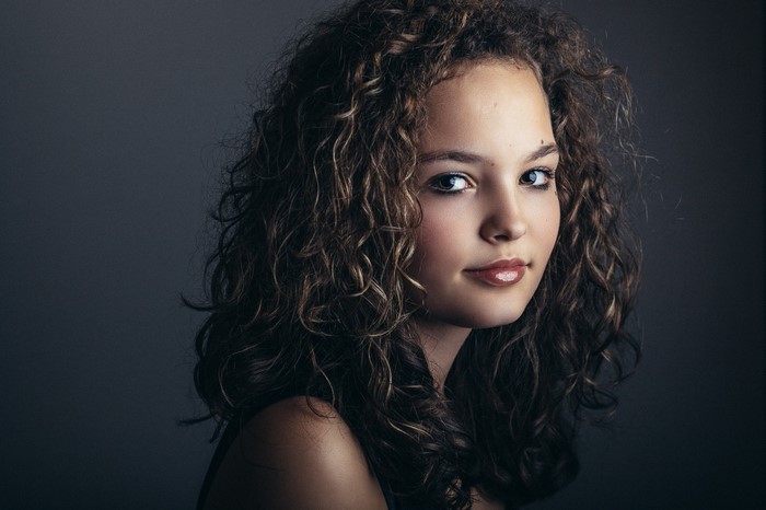 smiling, portrait, women, looking at viewer, model, blue eyes, Lussie Lynch, face, HD Wallpaper ...