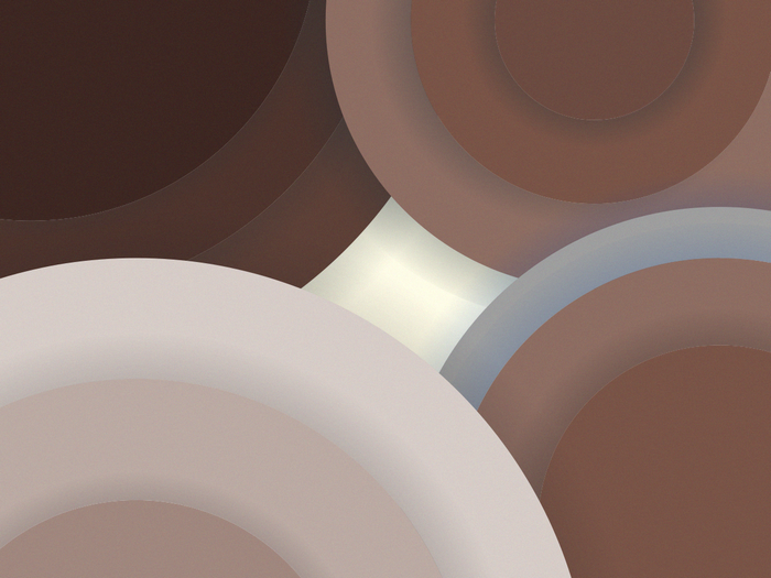 illustration, spiral, circle, material style, Android L, color ...