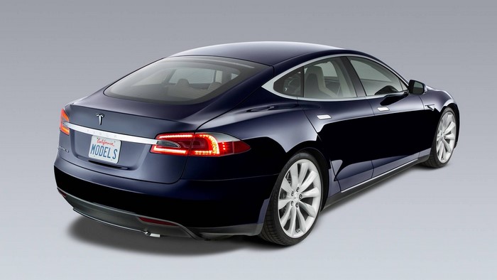 HD Tesla Model S Rear View, HD Wallpaper | Rare Gallery