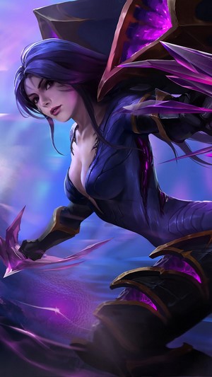 KaiSa, LoL, Art, 4k HD Phone Wallpaper | Rare Gallery