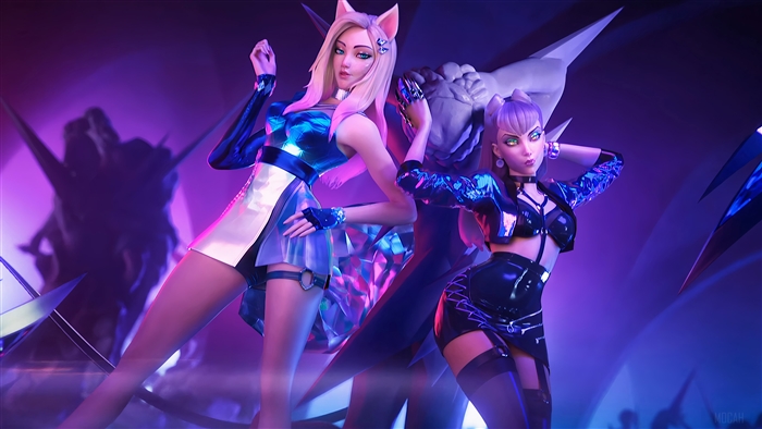 Ahri, KDA, MORE, All Out, LoL, League of Legends, Video Game 4k, HD Wallpaper | Rare Gallery