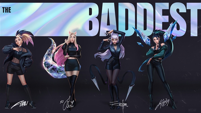#395013 kda, evelynn, the baddest, lol art, league of legends game, 4k, pc - Rare Gallery HD ...
