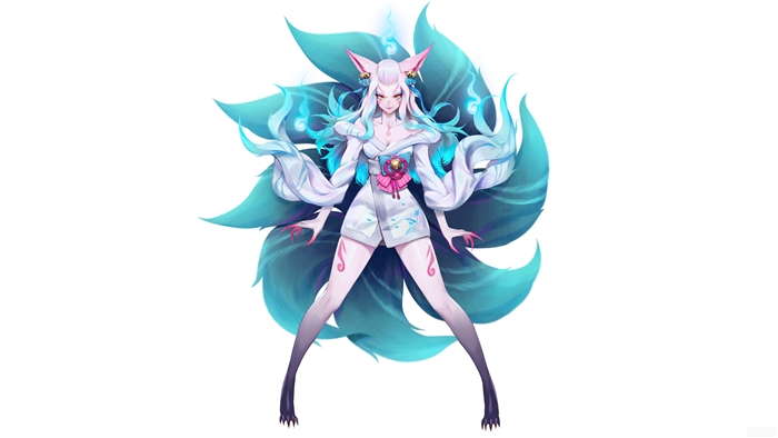 ahri, lol, spirit, blossom, 4k, HD Wallpaper | Rare Gallery