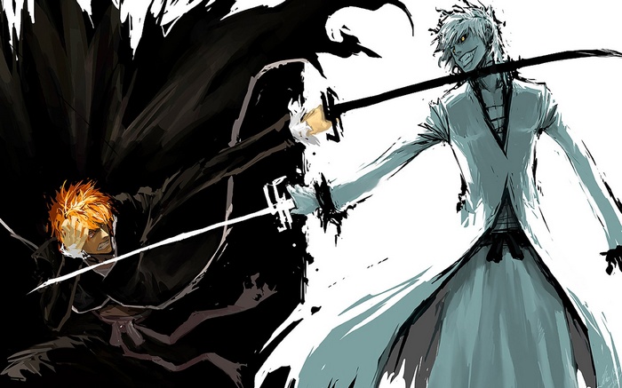 Hollow, Bleach, anime, sketches, Yin and Yang, fighting, Kurosaki ... Hollow, Bleach, anime, sketches, Yin and Yang, fighting, Kurosaki ...