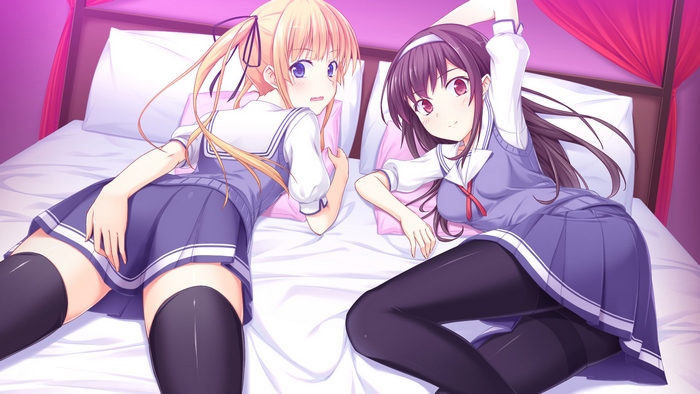 1920x1080 Pillow, Saekano: How to Raise a Boring Girlfriend, School Uniform, Pantyhose, Blush ...
