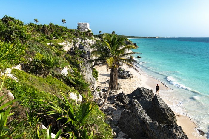 4K, Tulum, Mexico, Coast, Sea, Palms, Crag, HD Wallpaper | Rare Gallery