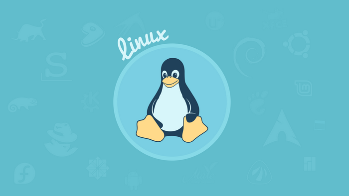 #1007032 illustration, minimalism, logo, cartoon, Linux, Tux, FoxyRiot ...