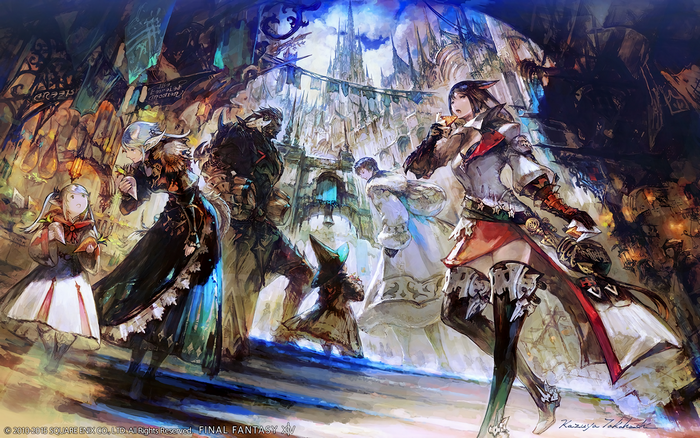 game art, video game art, video games, fantasy art, digital art, Final Fantasy XIV: A Realm ...