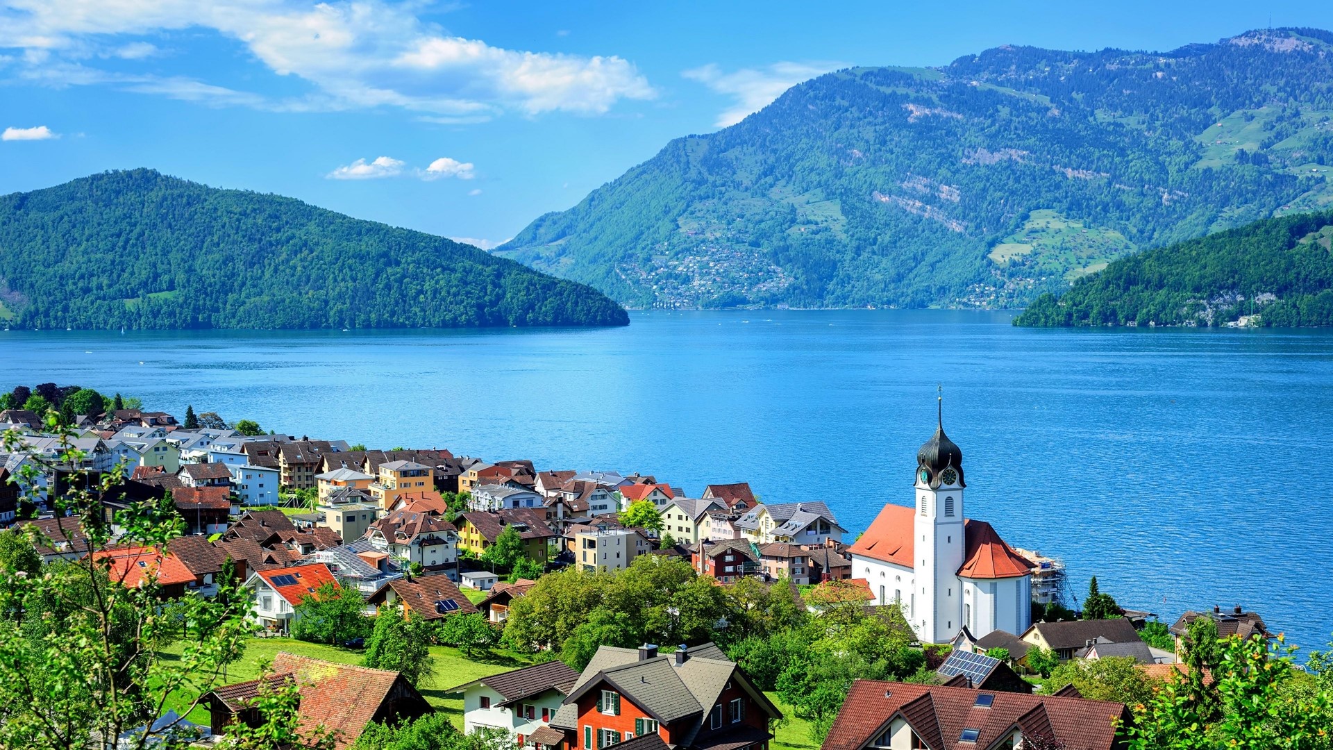 Landscape Lake Switzerland Mountain Lake Lucerne 4k HD Wallpaper Landscape Lake Switzerland Mountain Lake Lucerne 4k HD Wallpaper