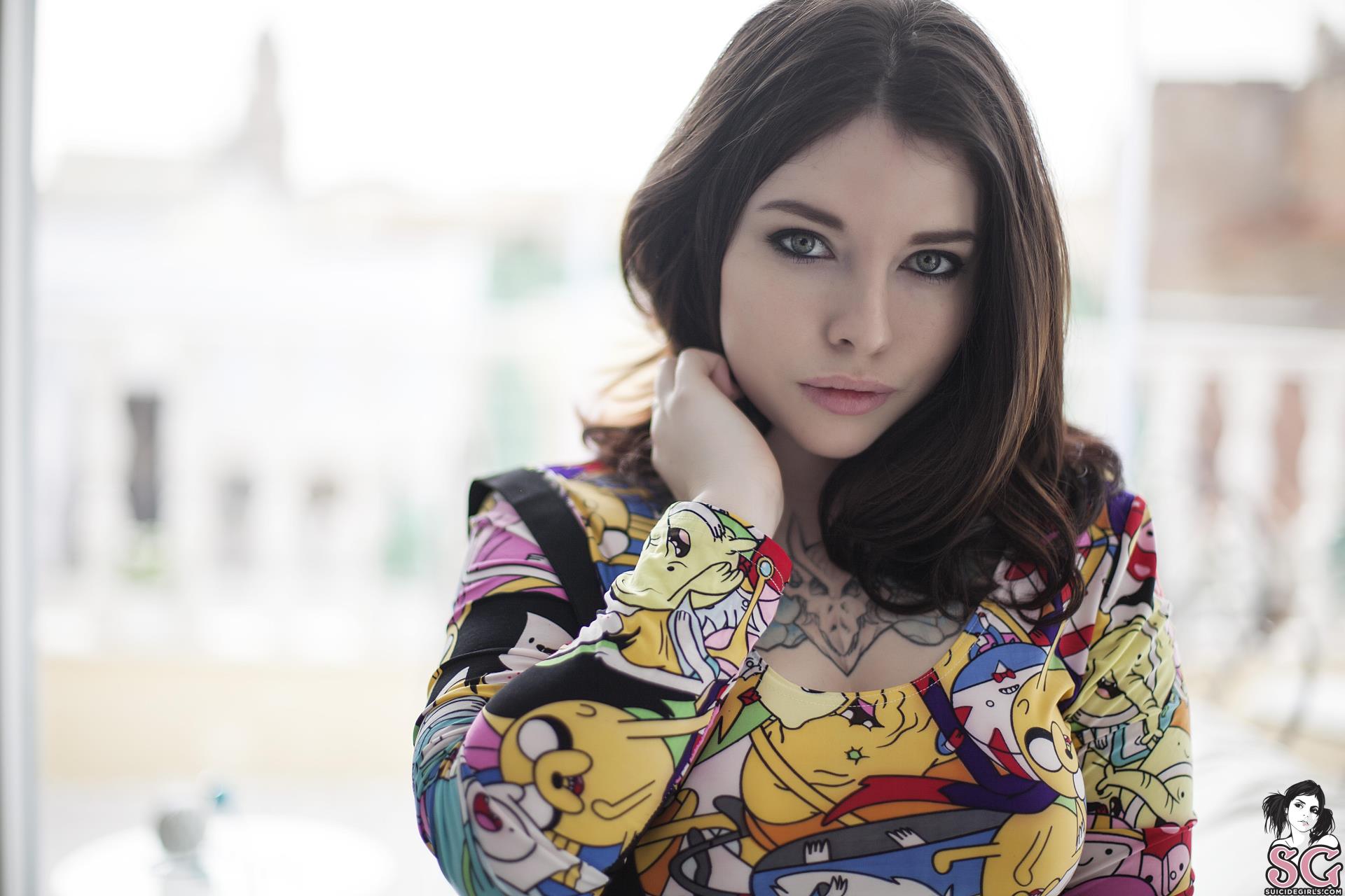 Women Voly Suicide Suicide Girls Face Pornstar Hd Wallpaper Rare